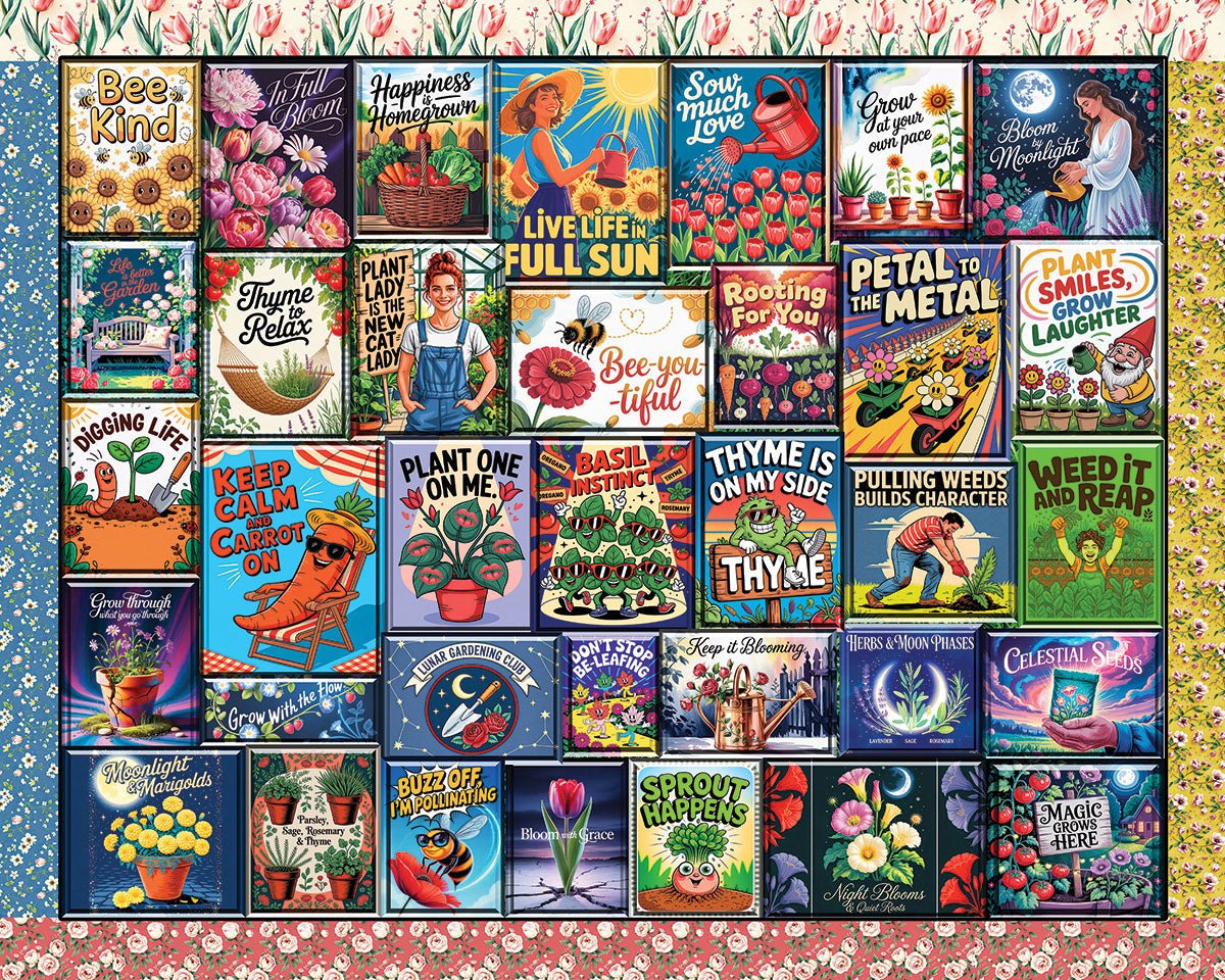 1000 Piece Jigsaw Puzzle - Wisdom From The Garden (2140pz) – White ...