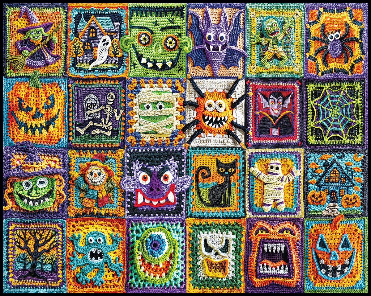 Halloween Crochet (1995pz) - 1000 Piece Jigsaw Puzzle – White Mountain ...