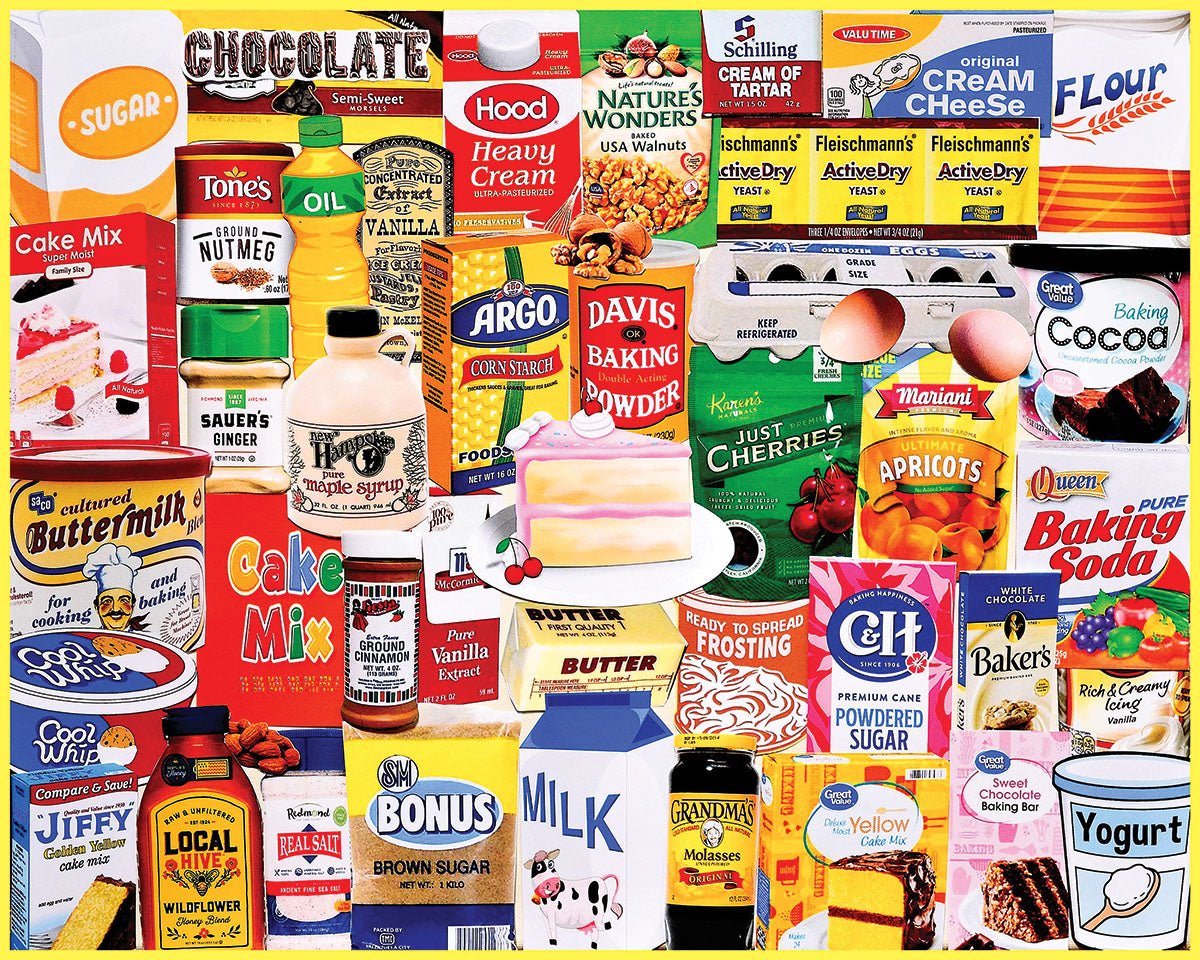 1000 Piece Jigsaw Puzzle - Bake A Cake (2084pz) – White Mountain Puzzles