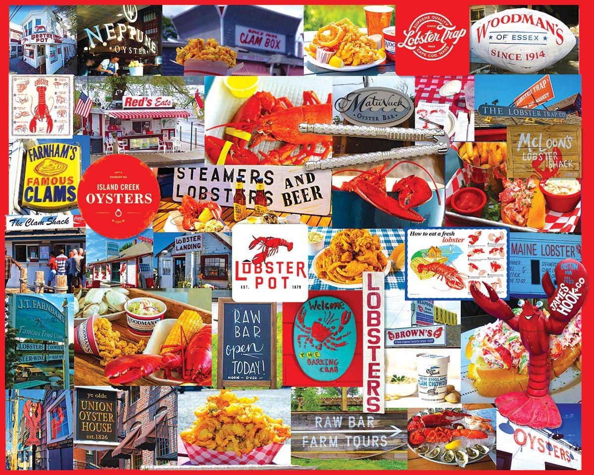 1000 Piece Jigsaw Puzzle - Taste Of New England (2102pz) – White ...