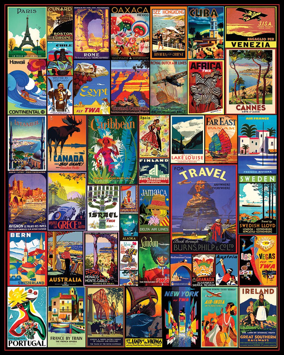 1000 Piece Jigsaw Puzzle - Travel The World (2200pz) – White Mountain ...