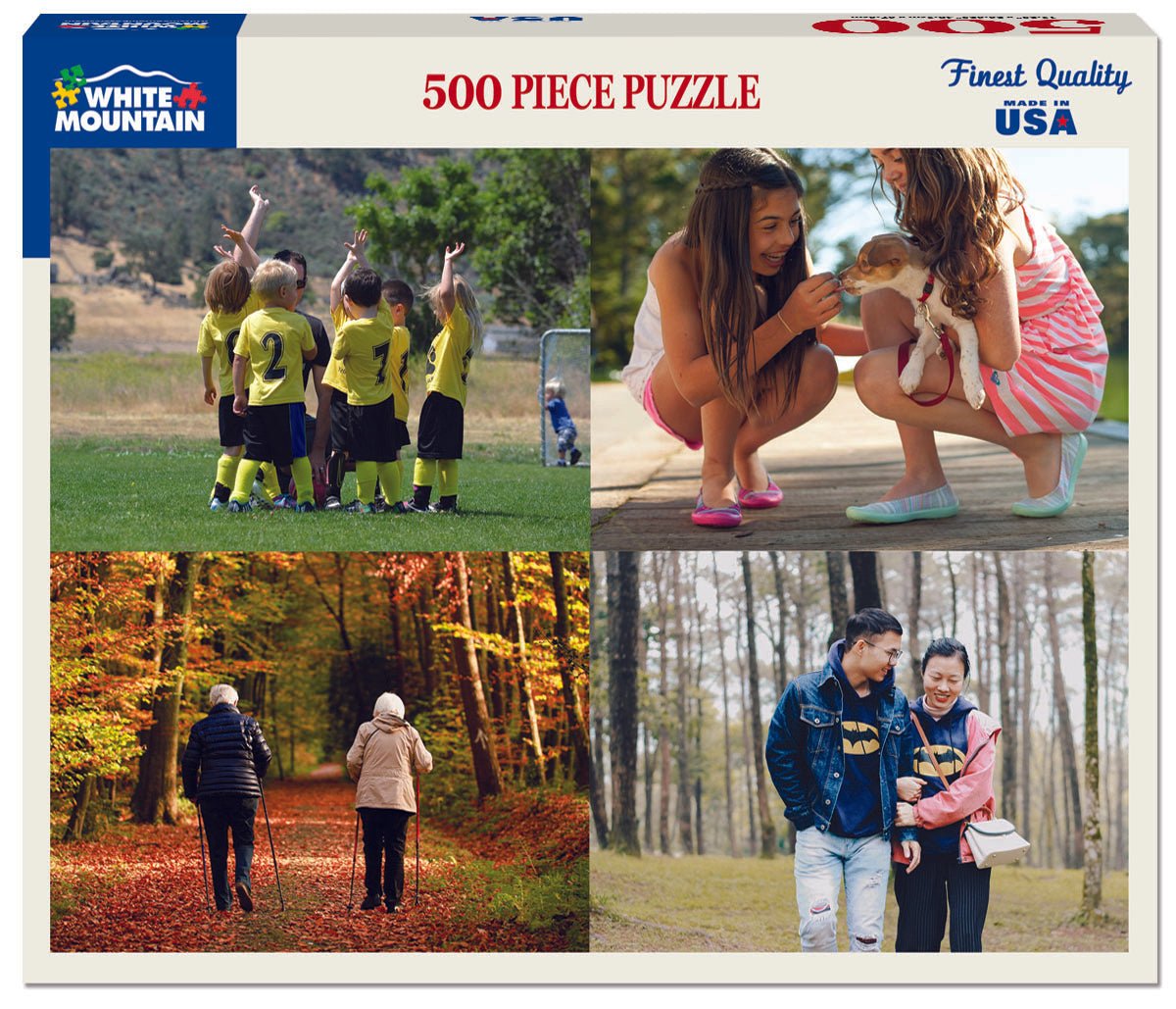 Custom Puzzle 19.25" x 26.625" - 500 Piece Puzzle – White Mountain Puzzles
