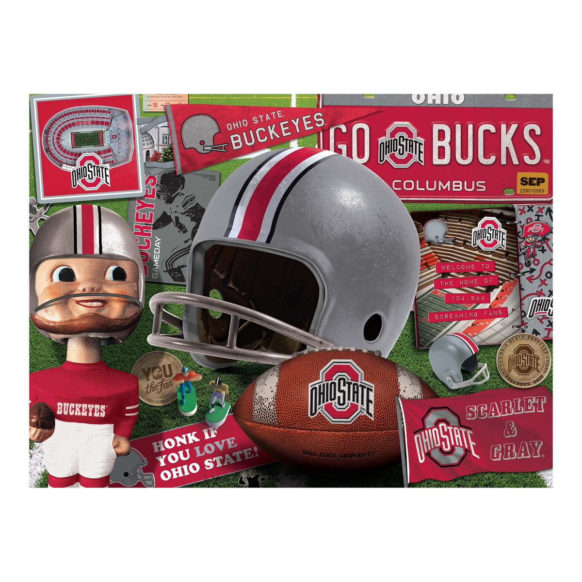 Ohio State Buckeyes - 500 Piece Jigsaw Puzzle – White Mountain Puzzles